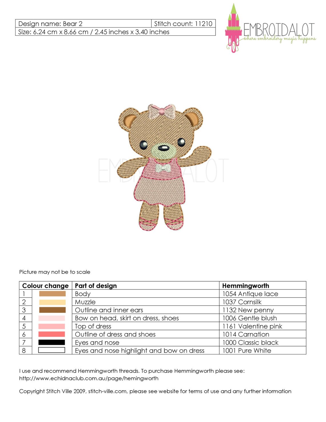 Teddy Bear Embroidery Design. Cute Dancing Ballerina Teddy Embroidery ...