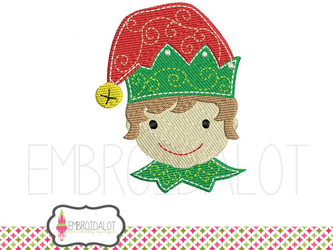 Elf Machine Embroidery Design. Elf Embroidery With a Bit of Whimsy. Fun ...