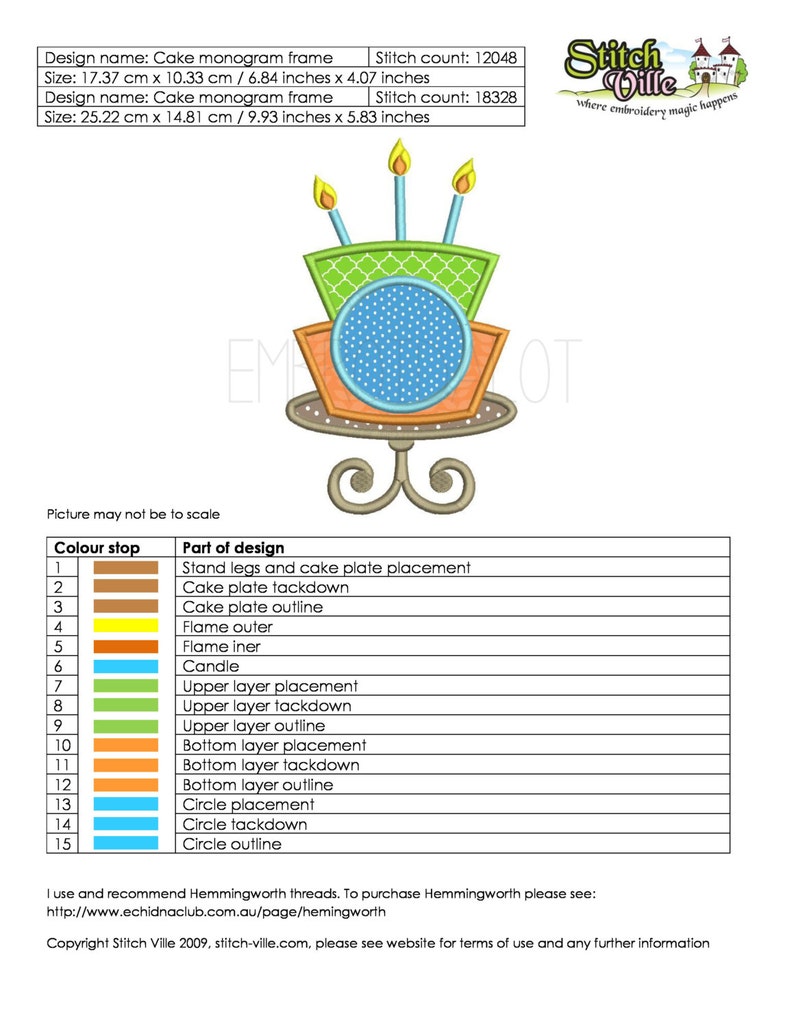 Birthday Monogram Frame Applique Embroidery Design. Birthday - Etsy
