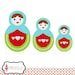 Matryoshka Machine Embroidery Design. Babushka Embroidery Designs in 3 ...