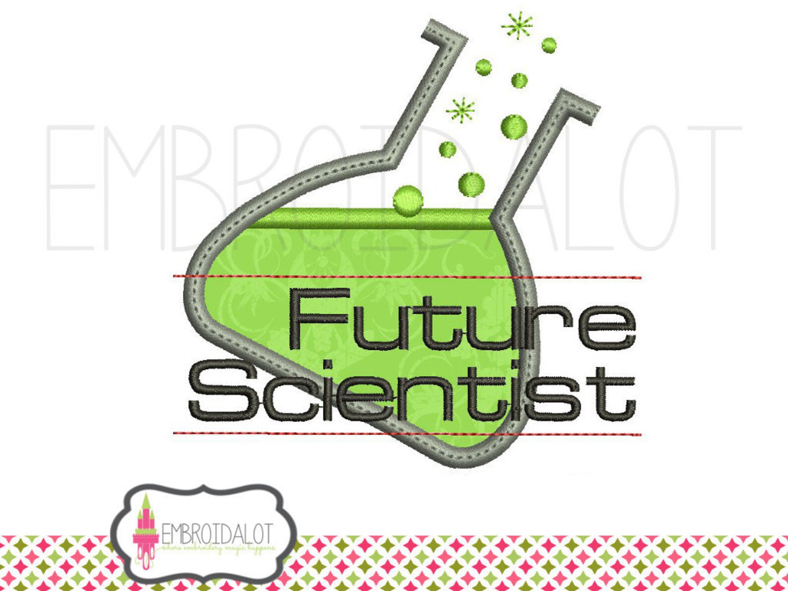 Scientist Embroidery Design. Machine Embroidery Design - Etsy