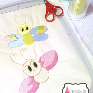 Bugs Embroidery Design. Set of 8 Cutie Pie Bugs Machine Embroidery ...