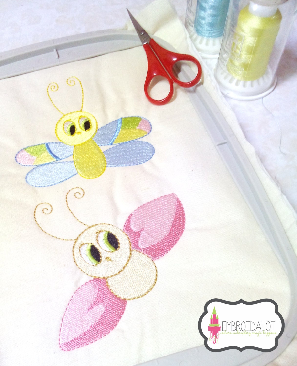 Bugs Embroidery Design. Set of 8 Cutie Pie Bugs Machine | Etsy