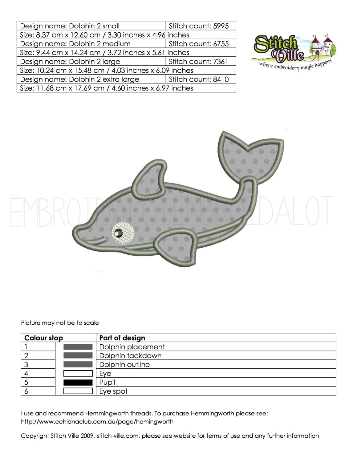 Dolphin Applique Embroidery Design. Cute Dolphin Embroidery. | Etsy