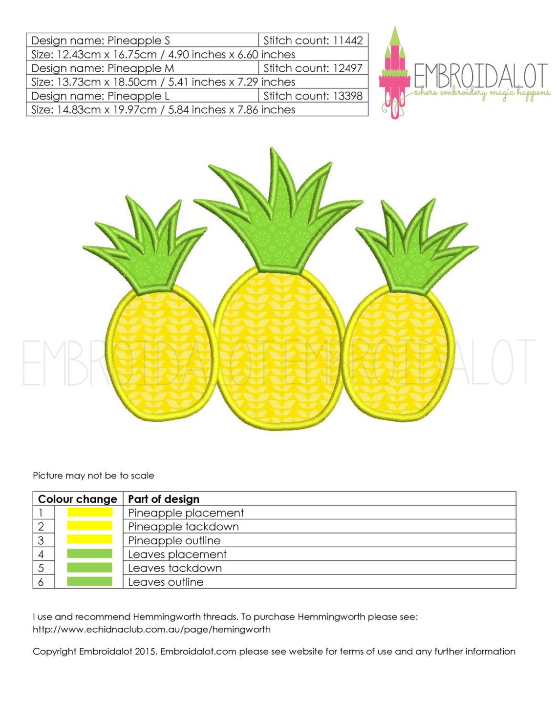 Pineapple Monogram Frame Applique Design. Pineapple Applique Design. A ...