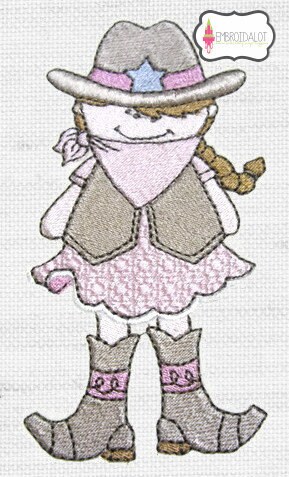 Country Machine Embroidery Design Set. Cowboy Embroidery Themed Designs ...