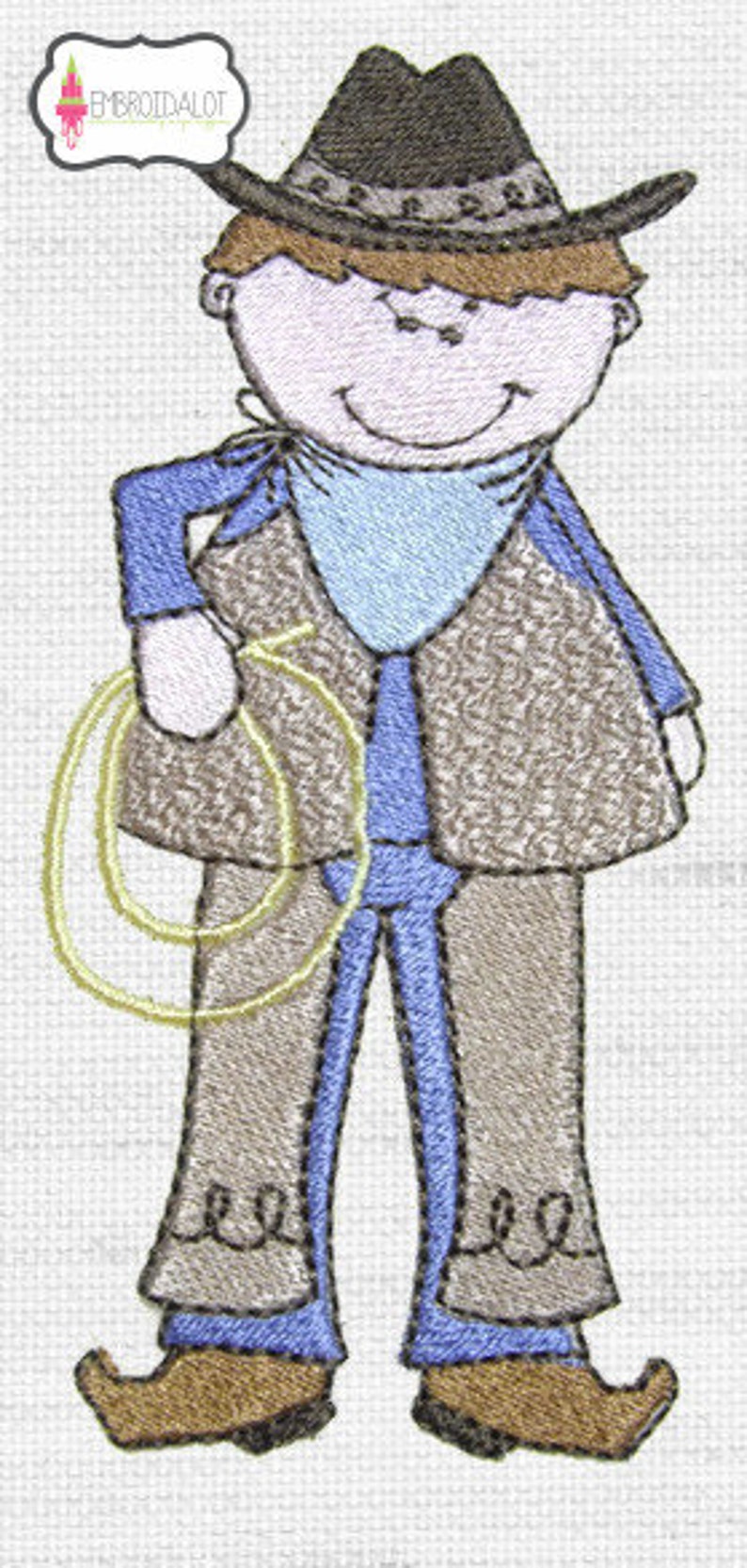 Country Machine Embroidery Design Set. Cowboy Embroidery Themed Designs ...