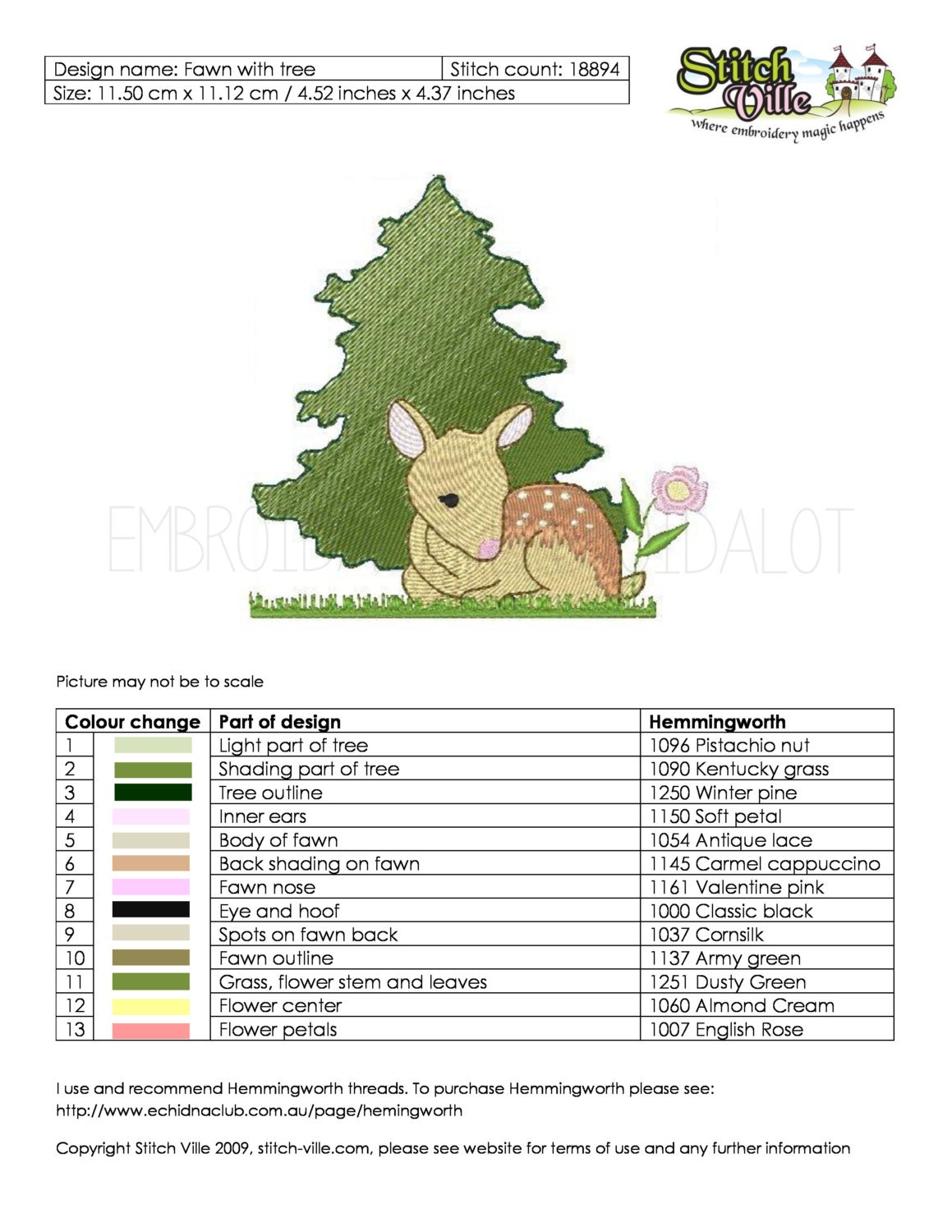 Deer Embroidery Design. Adorable Baby Deer Machine Embroidery - Etsy