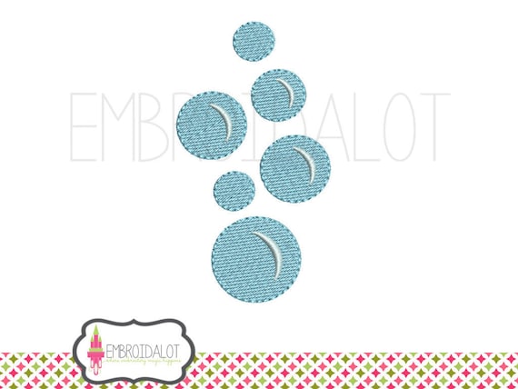 Bubble Machine Embroidery Design. Cute Bubble Embroidery - Etsy