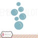 Bubble Machine Embroidery Design. Cute Bubble Embroidery Design. Bath ...