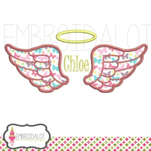 Angel Monogram Frame Applique Embroidery Design. Angel Applique Machine ...