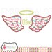 Angel Monogram Frame Applique Embroidery Design. Angel Applique Machine ...