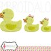 Rubber Duck Machine Embroidery Design. Mom and Baby Embroidery, 3 Sizes ...