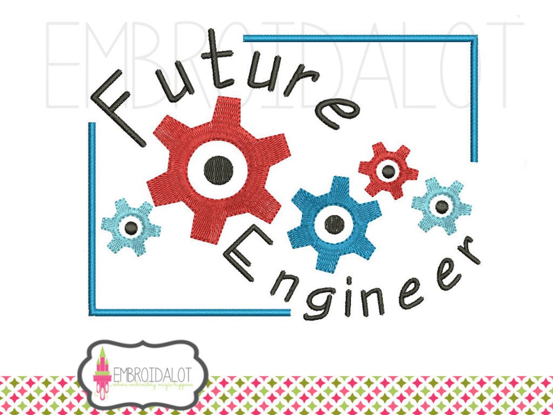 Engineer Embroidery Design. Machine Embroidery Design, Science ...