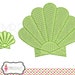 Mini Shell Embroidery Design. Beach Embroidery for Small Spots. Summer ...