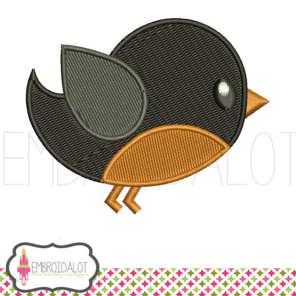 Robin Embroidery - Etsy UK