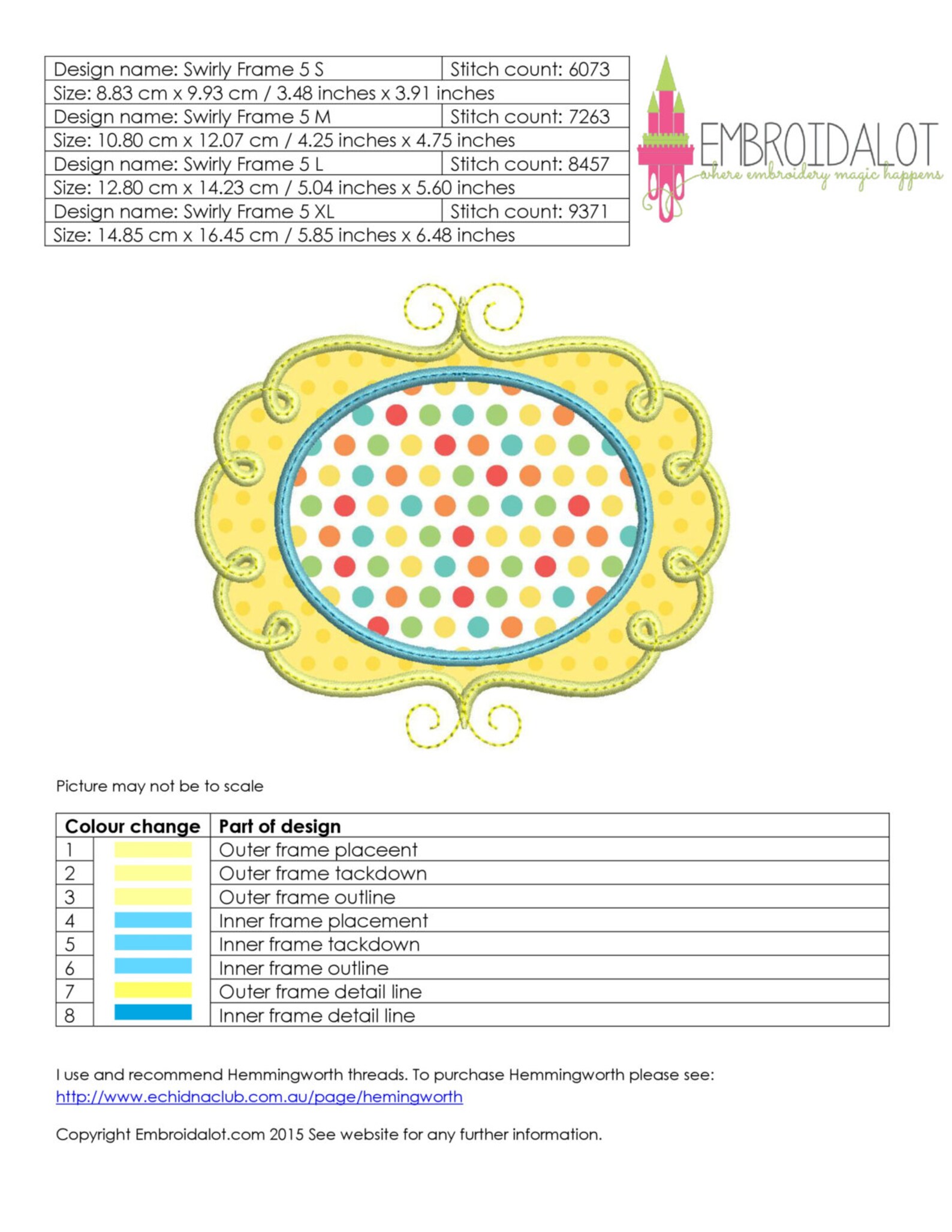 Girly Monogram Frame Applique Embroidery Design. Style 5 | Etsy