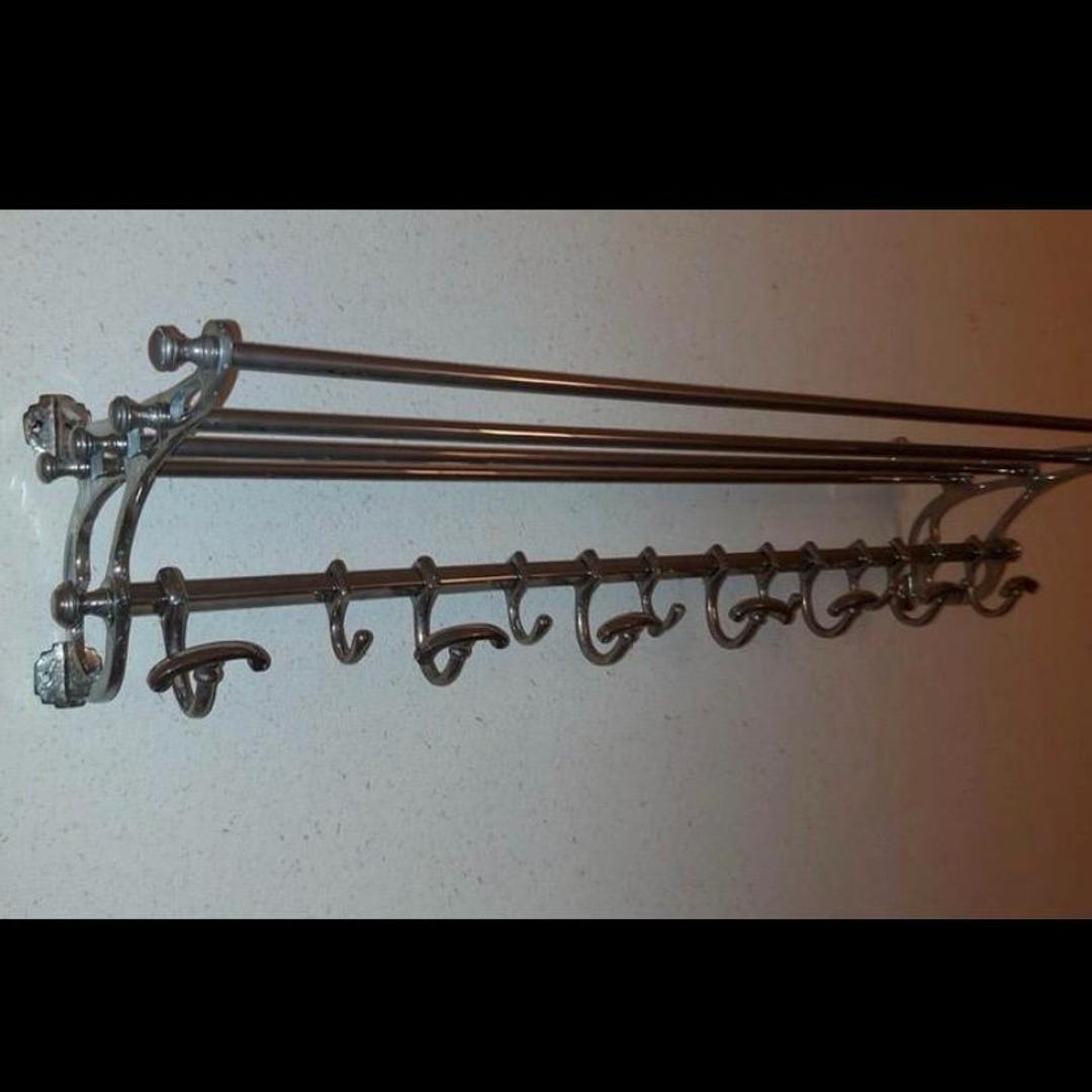 Vintage Art Deco - Metal Coat Rack - Train Coat Rack - 1930s Style - Etsy