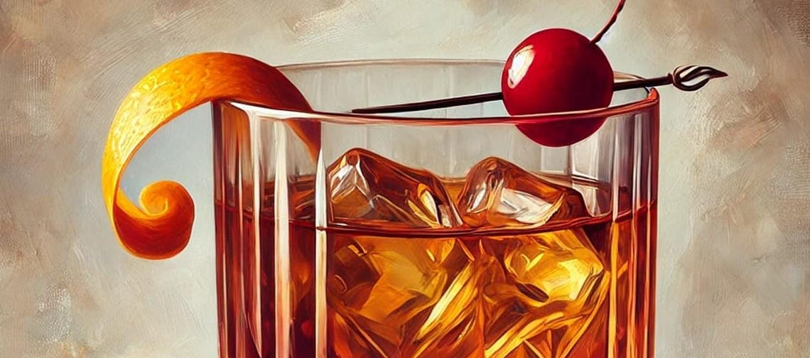 Old Fashioned Cocktail Canvas Print - Etsy