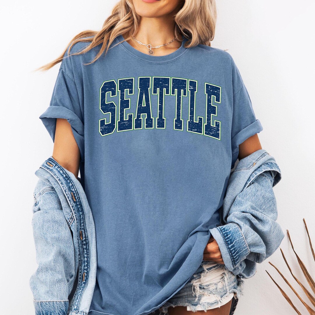 Seattle Text PNG, Vintage Seattle Lettering, Retro City Typography PNG ...