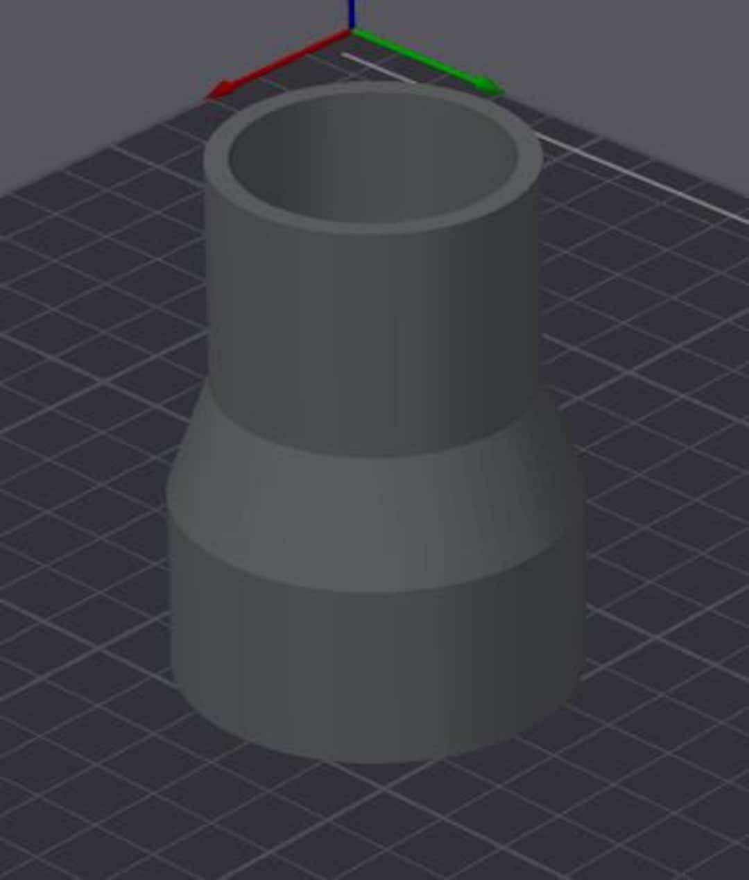 Vacuum Cleaner/extraction Adapter – Conical Transition Piece – 3D ...