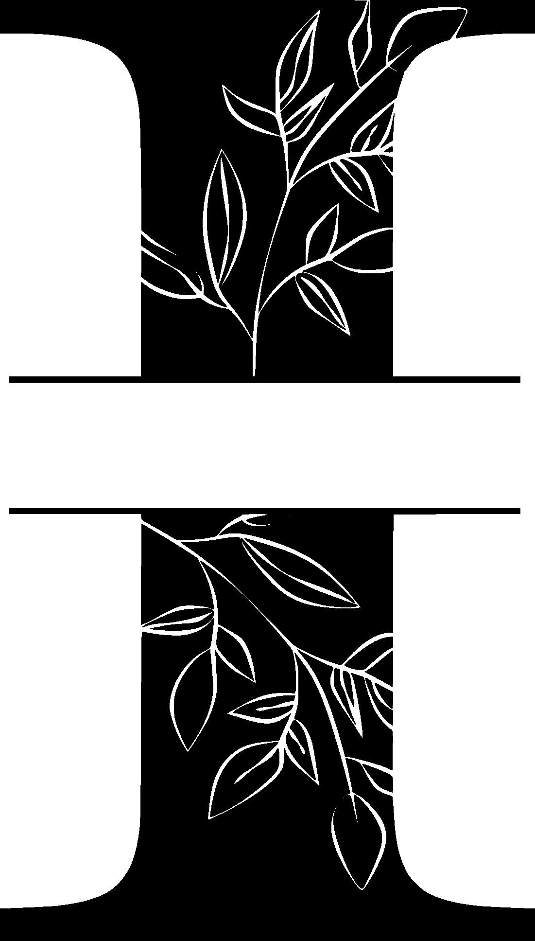 Split Monogram SVG | Custom Letter SVG | Cricut & Silhouette Cut File ...
