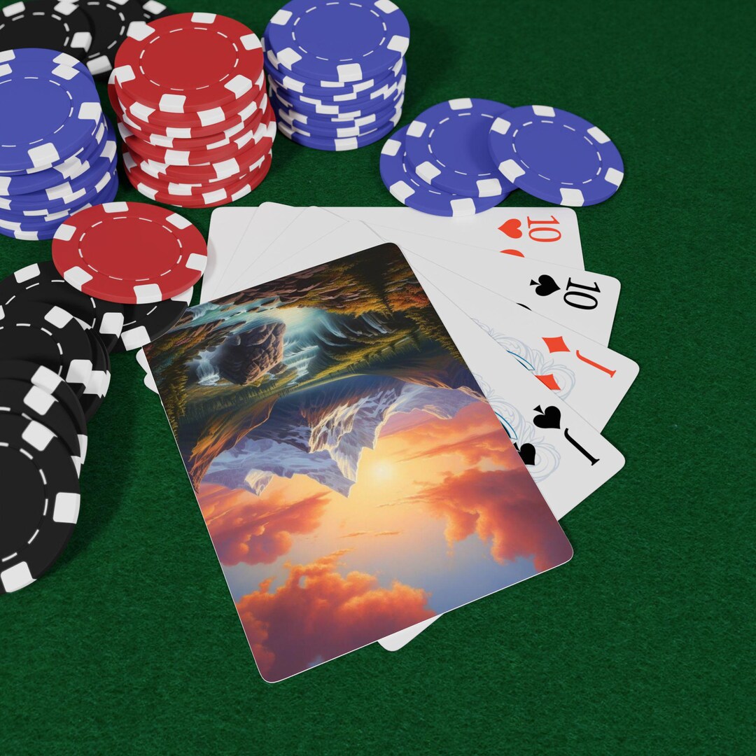 Mountain Majesty Poker Playing Cards - Unique Design for Card Games ...