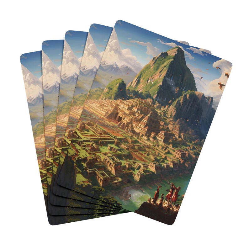 Inca Empire Playing Cards Set - Artistic Poker Cards for Game Nights ...