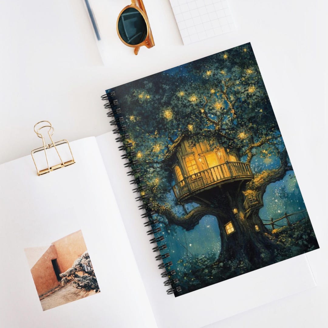 Magical Treehouse Spiral Notebook, Magical Dream Journal, Gift for ...