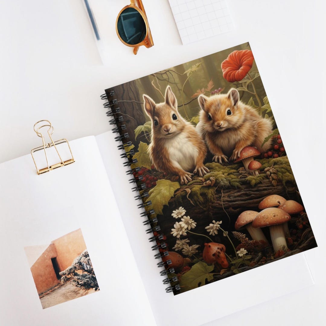 Woodland Creatures Spiral Notebook - Perfect for Nature Lovers, Eco ...