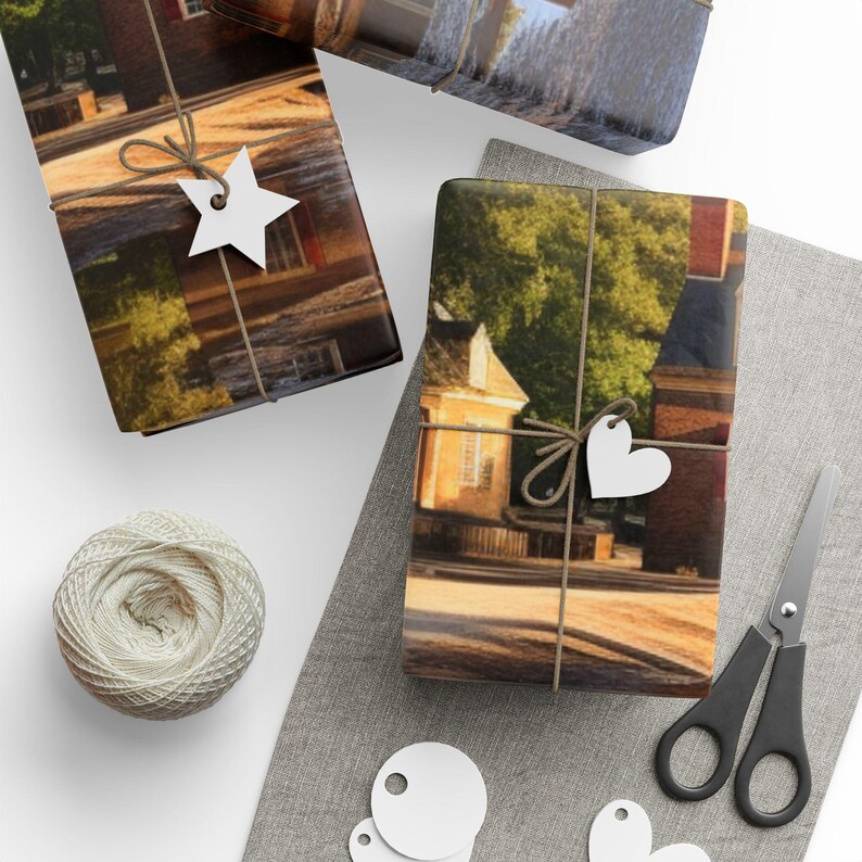 American Architecture Wrapping Papers - Nature-themed Gift Wrap, Eco ...