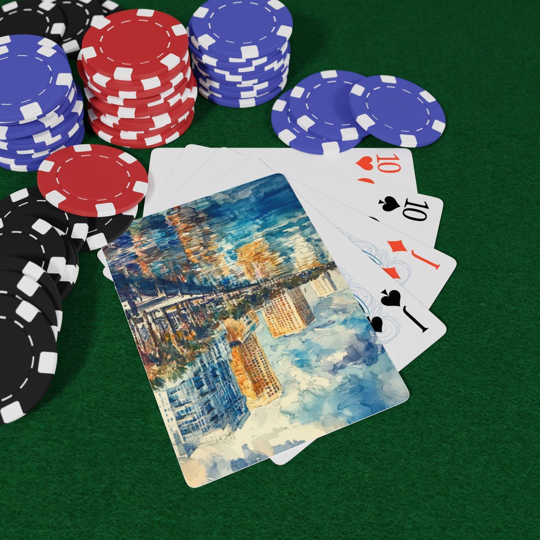 Tampa Bay Poker Playing Cards Set - Unique Card Design, Gift for Gamers ...