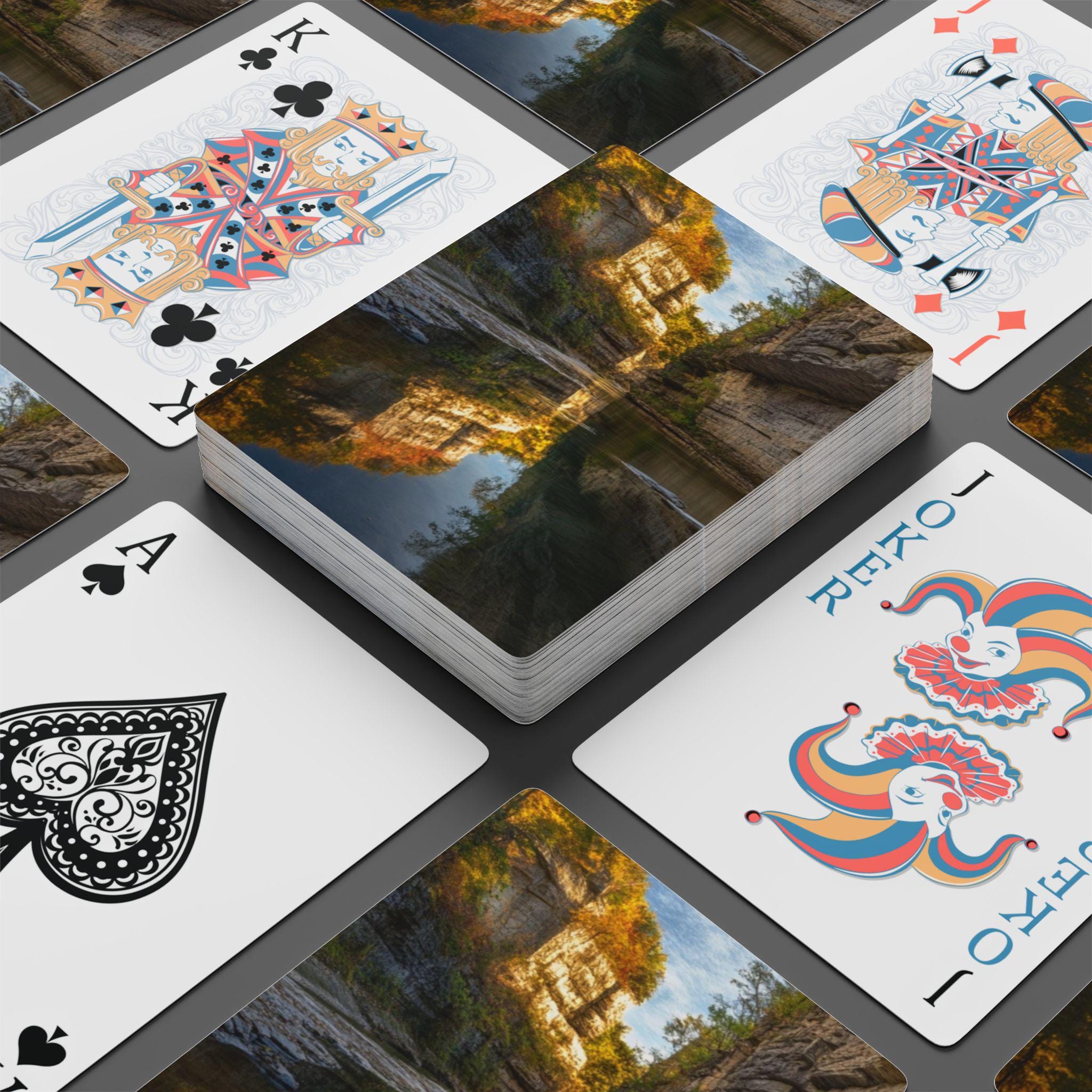 Buffalo National River Poker Playing Cards Set, Unique Gift for Card ...