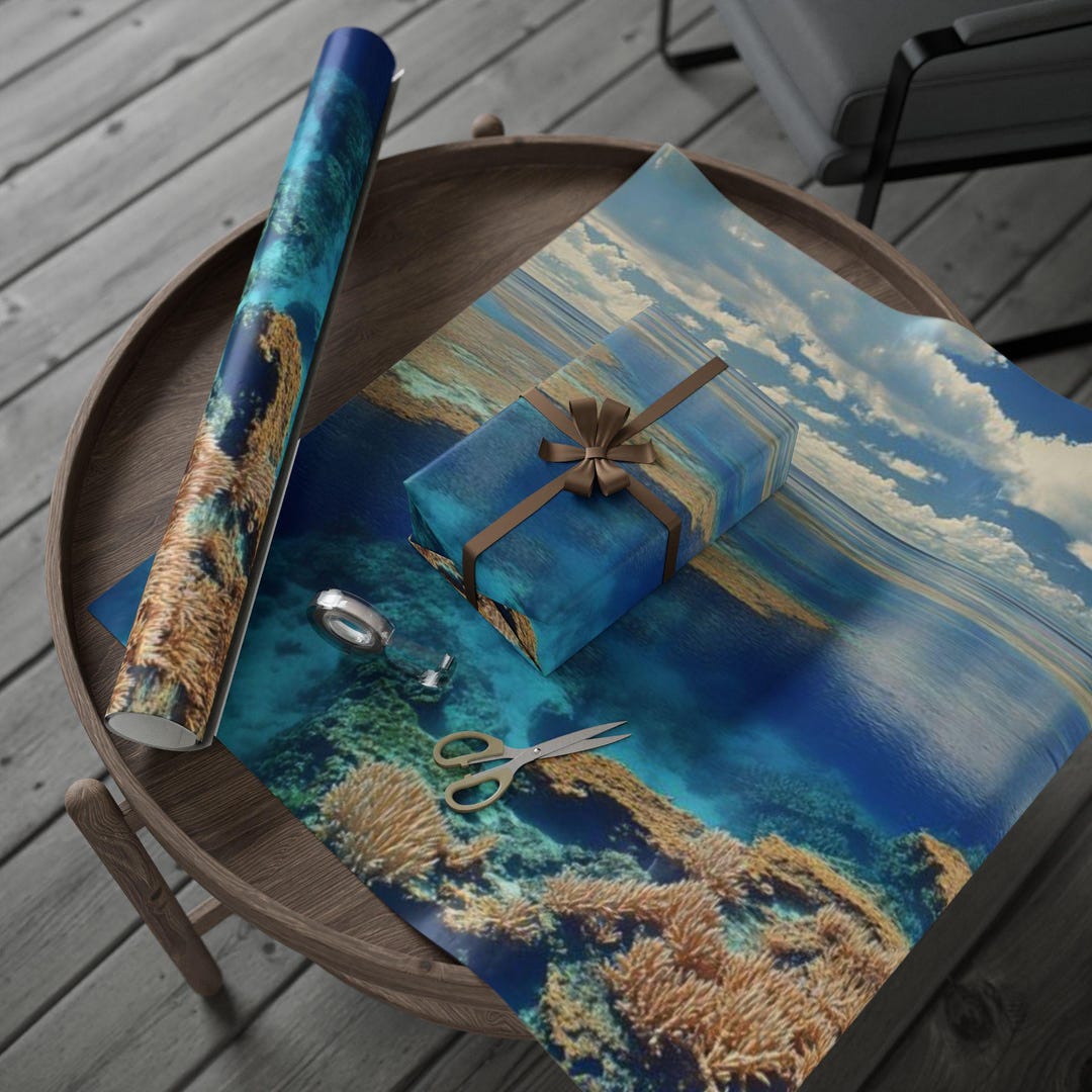 Great Barrier Reef Wrapping Paper | Eco-friendly Gift Wrap for ...