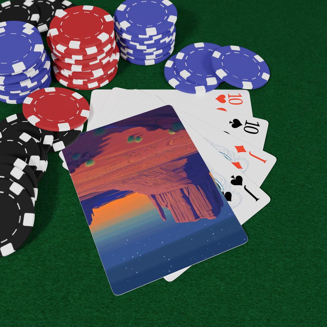 Monument Valley Playing Cards - Iconic Red Rock Formations, Desert ...