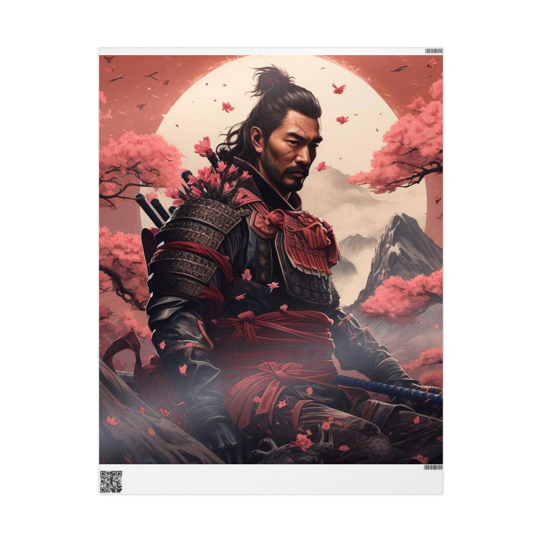 Samurai Wrapping Paper | Unique Gift Wrap for Special Occasions ...