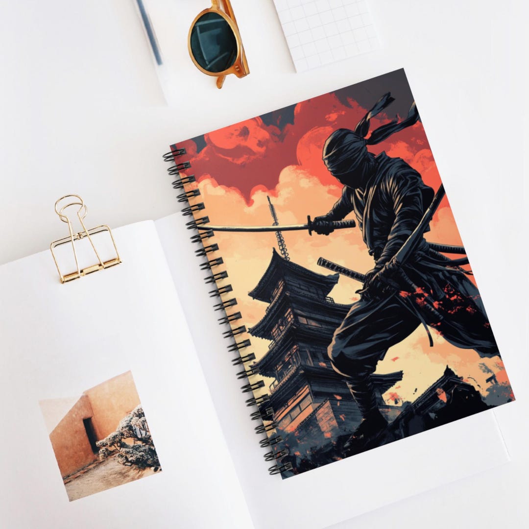 Ninja Adventures Spiral Notebook - Perfect for Note-taking, Journaling ...