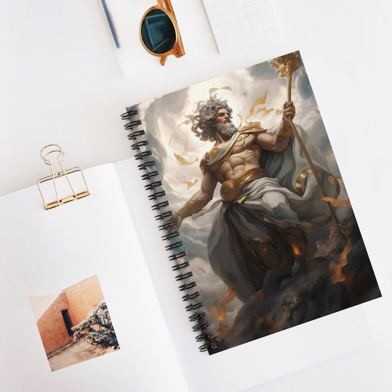 Greek Gods Spiral Notebook - Ruled Line, Greek God Journal, Artistic ...
