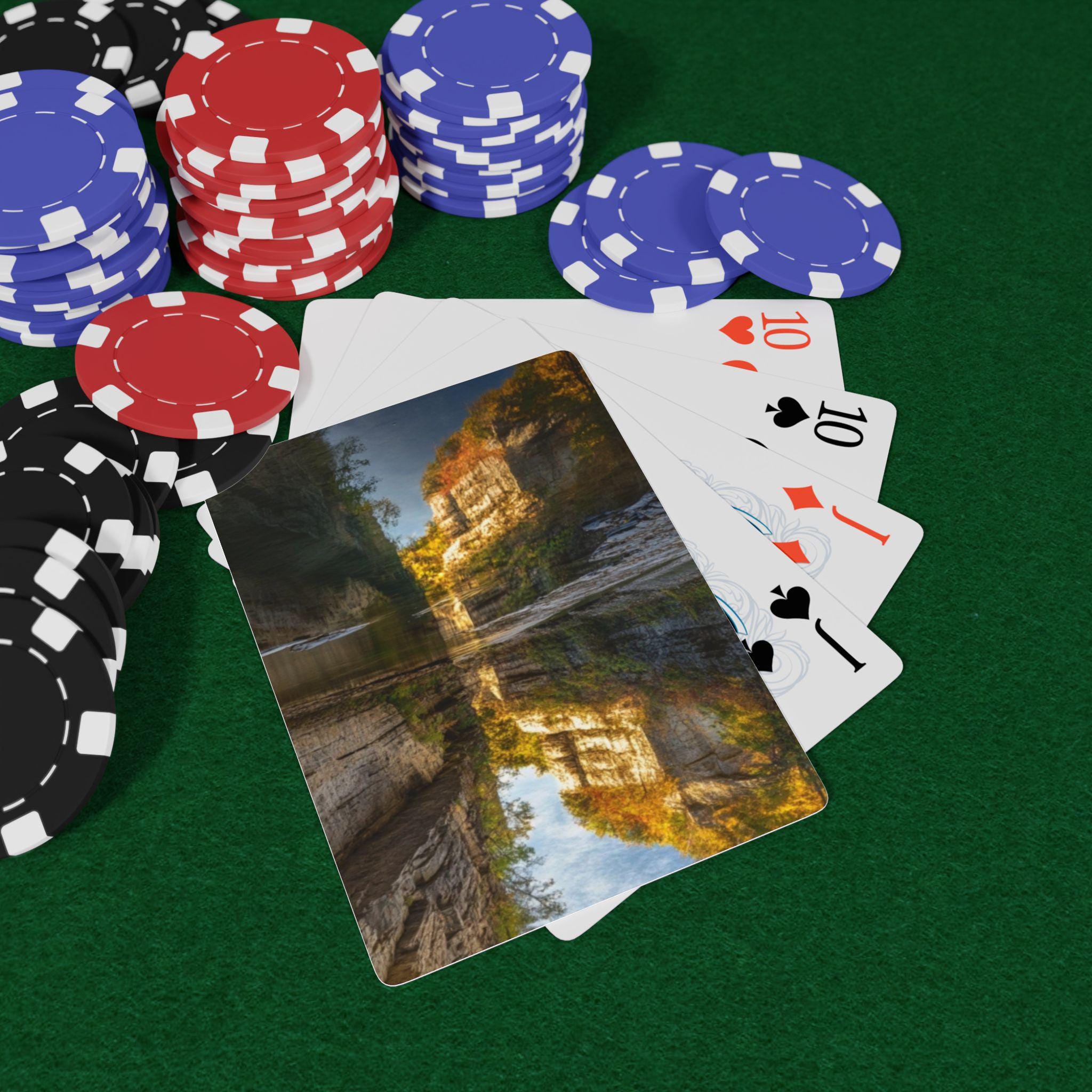 Buffalo National River Poker Playing Cards Set, Unique Gift for Card ...