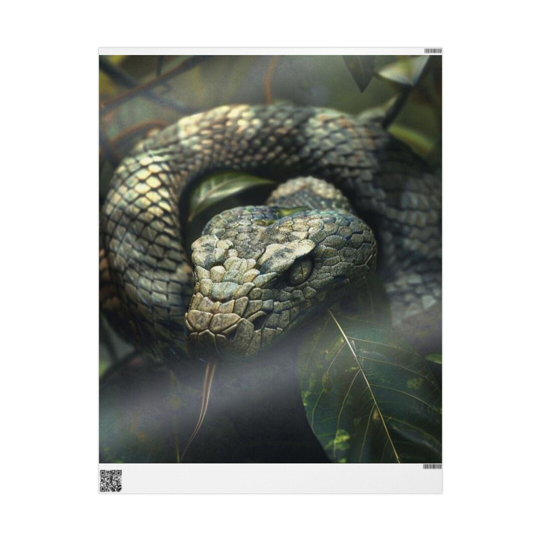 Snake Wrapping Paper | Unique Eco-friendly Gift Wrap for Nature Lovers ...