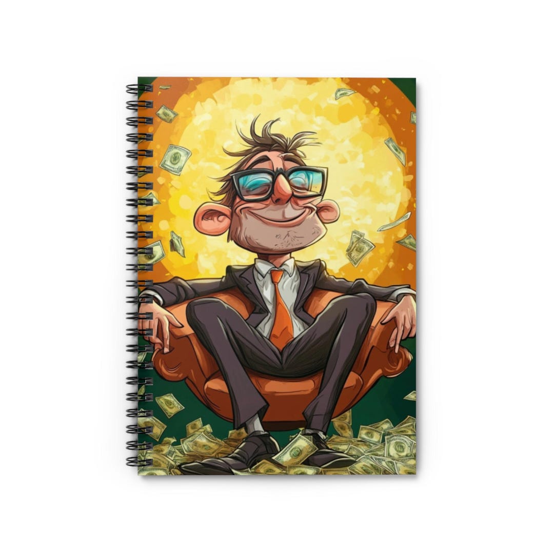 Wealth Wisdom Spiral Notebook - Ruled Line for Goals, Ideas & Dreams ...