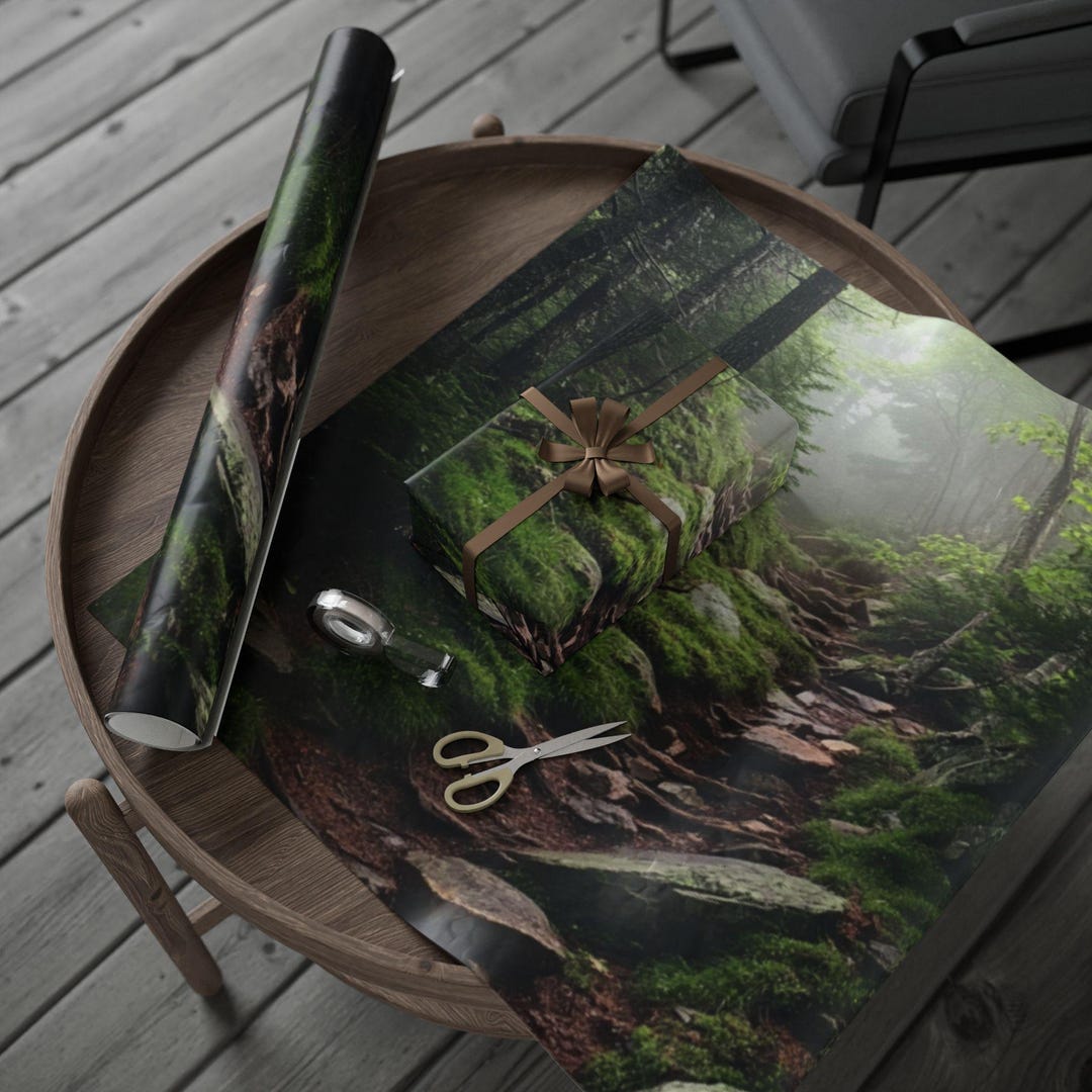 Appalachian Trail Wrapping Paper, Eco-friendly Gift Wrap for Nature ...