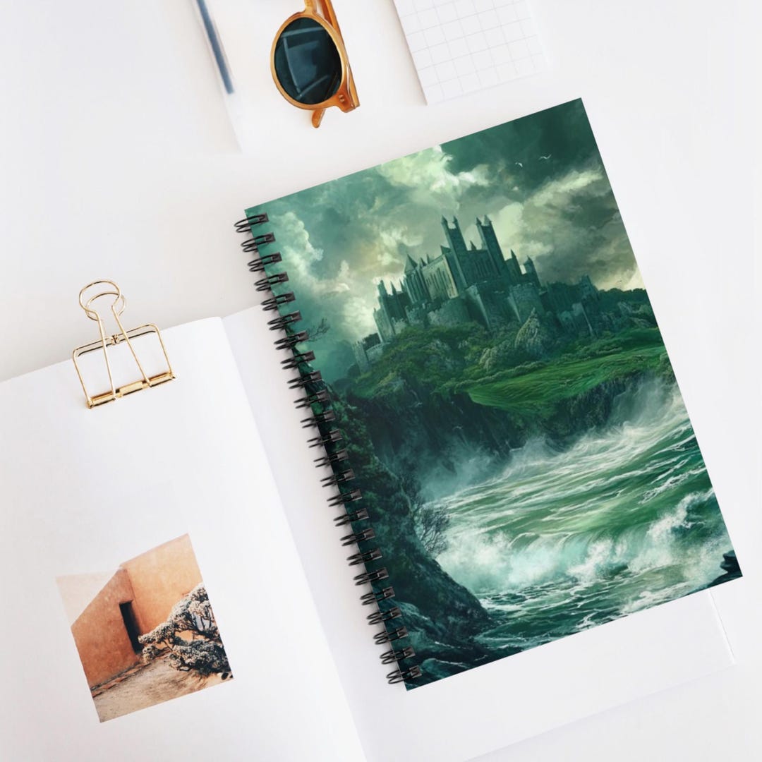 Emerald Isle Spiral Notebook, Ruled Journal for Writers, Coastal Art ...