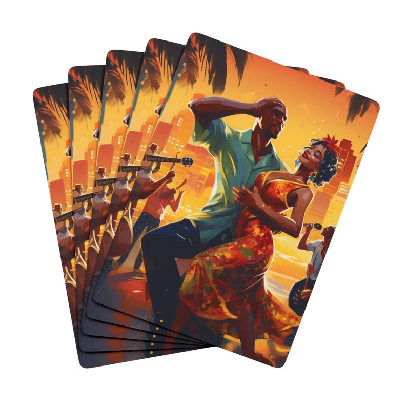Samba Night in Rio Playing Cards - Vibrant Brazilian Deck, Festive Samba Art & Rio Carnival ...