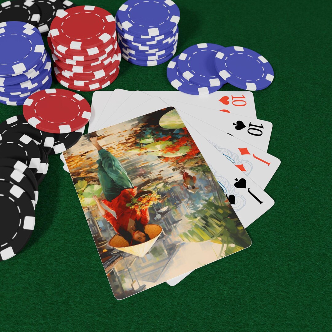Vietnam Culture Playing Cards Set, Unique Gift for Card Game Lovers ...