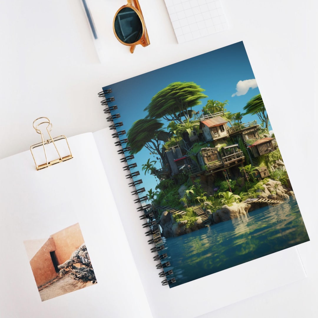 Private Island Spiral Notebook | Vacation Journal, Travel Planner, Gift ...
