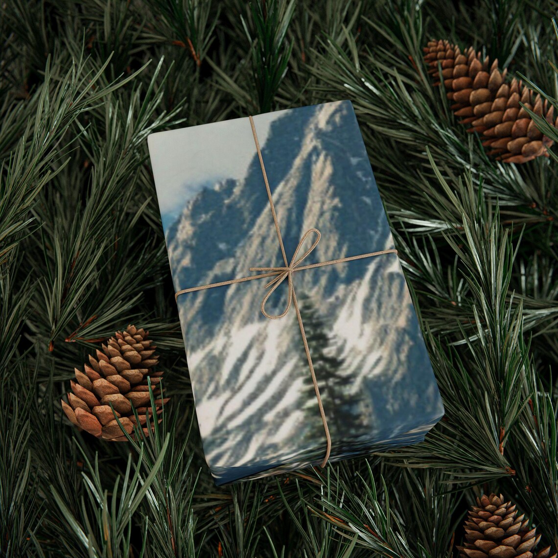 Rocky Mountains Wrapping Paper, Nature Gift Wrap, Eco-friendly ...