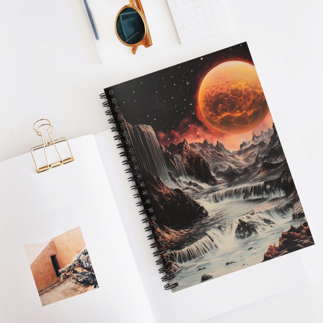 Exploring Venus Spiral Notebook - Ruled Line, Galaxy Journal, Space ...