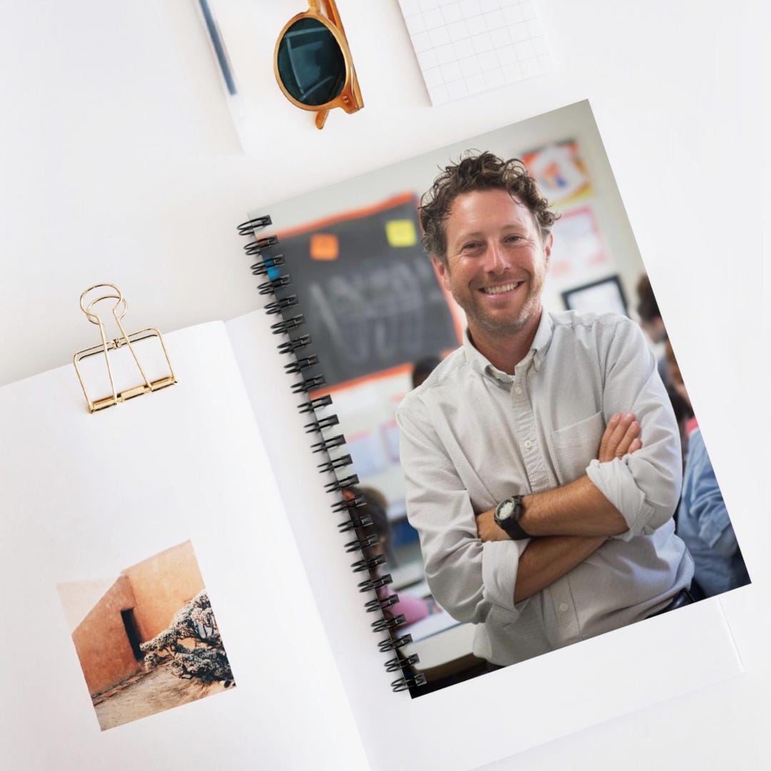 Teacher Spiral Notebook for Teachers, Motivational Journal for ...