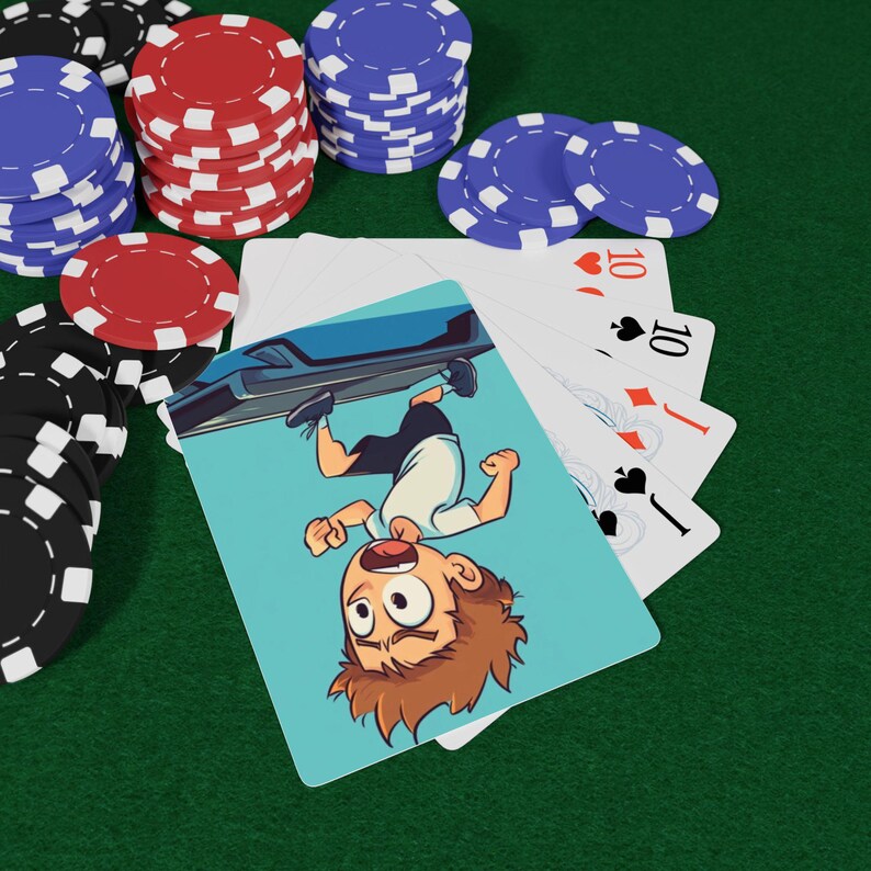 Cardio Cross Poker Playing Cards Set, Fun Card Game for Friends, Family ...